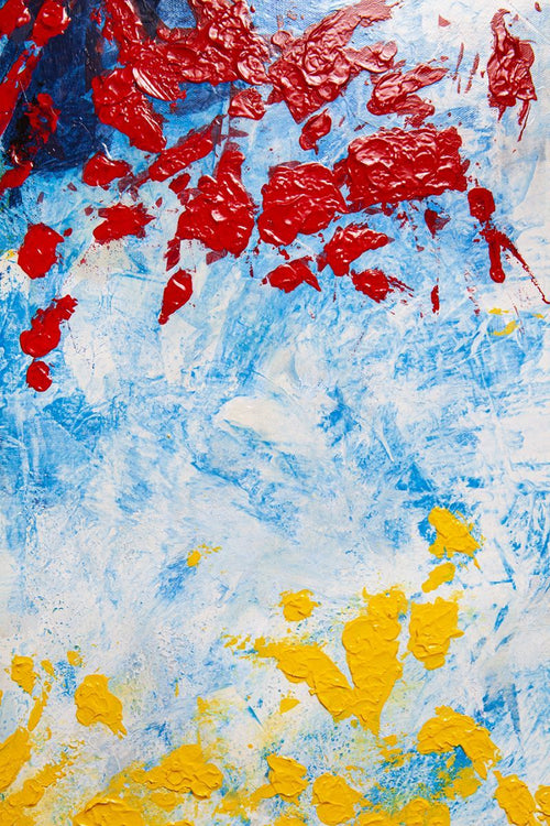 SPLASH / Original Canvas Painting - By Andy Habib